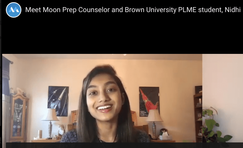 Interview with Moon Prep counselor, Nidhi - Moon Prep